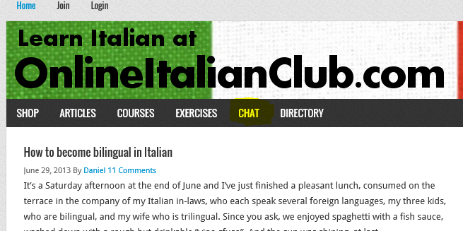 How to make new friends and practise your Italian, for free